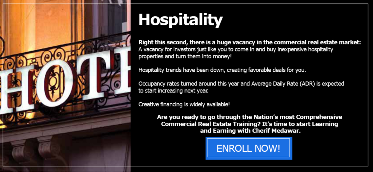 Hotel real estate investment | Hospitality real estate